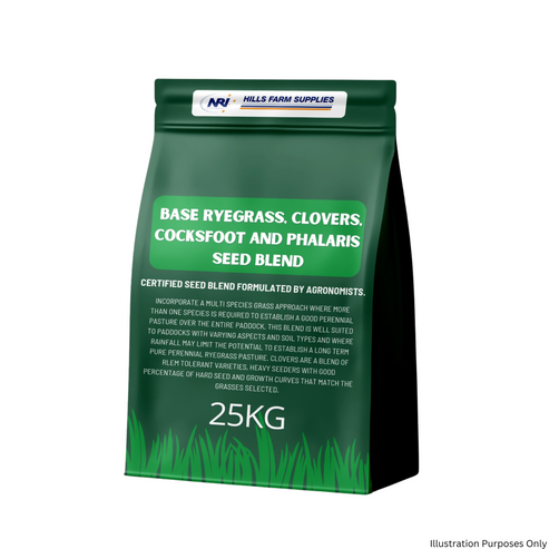 HFS Base Ryegrass, Clovers, Cocksfoot and Phalaris Seed Blend – Hills ...