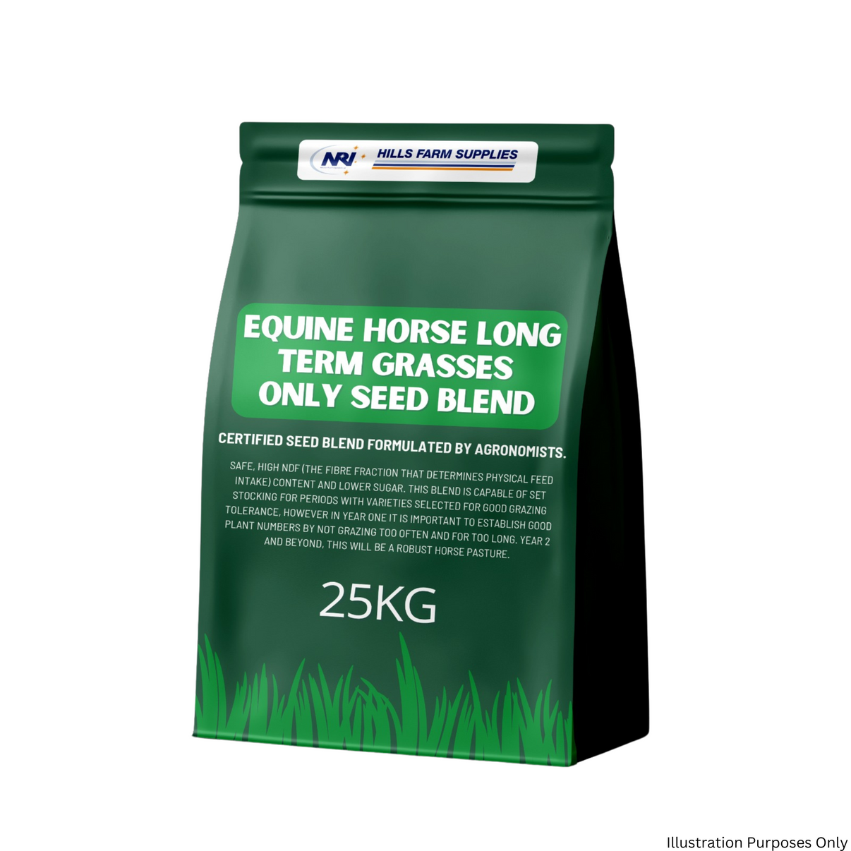 HFS Equine Horse Long Term Grasses Only Seed Blend – Hills Farm Supplies