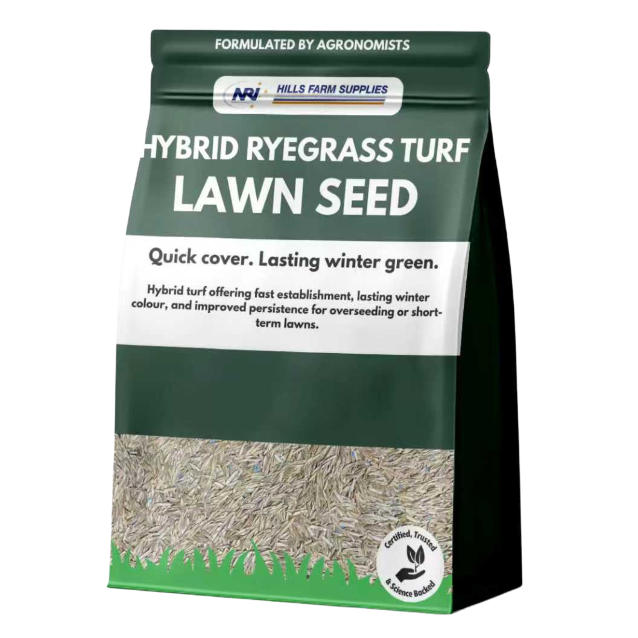 Hybrid Ryegrass Lawn Seed for Fast Growth | Hills Farm Supplies