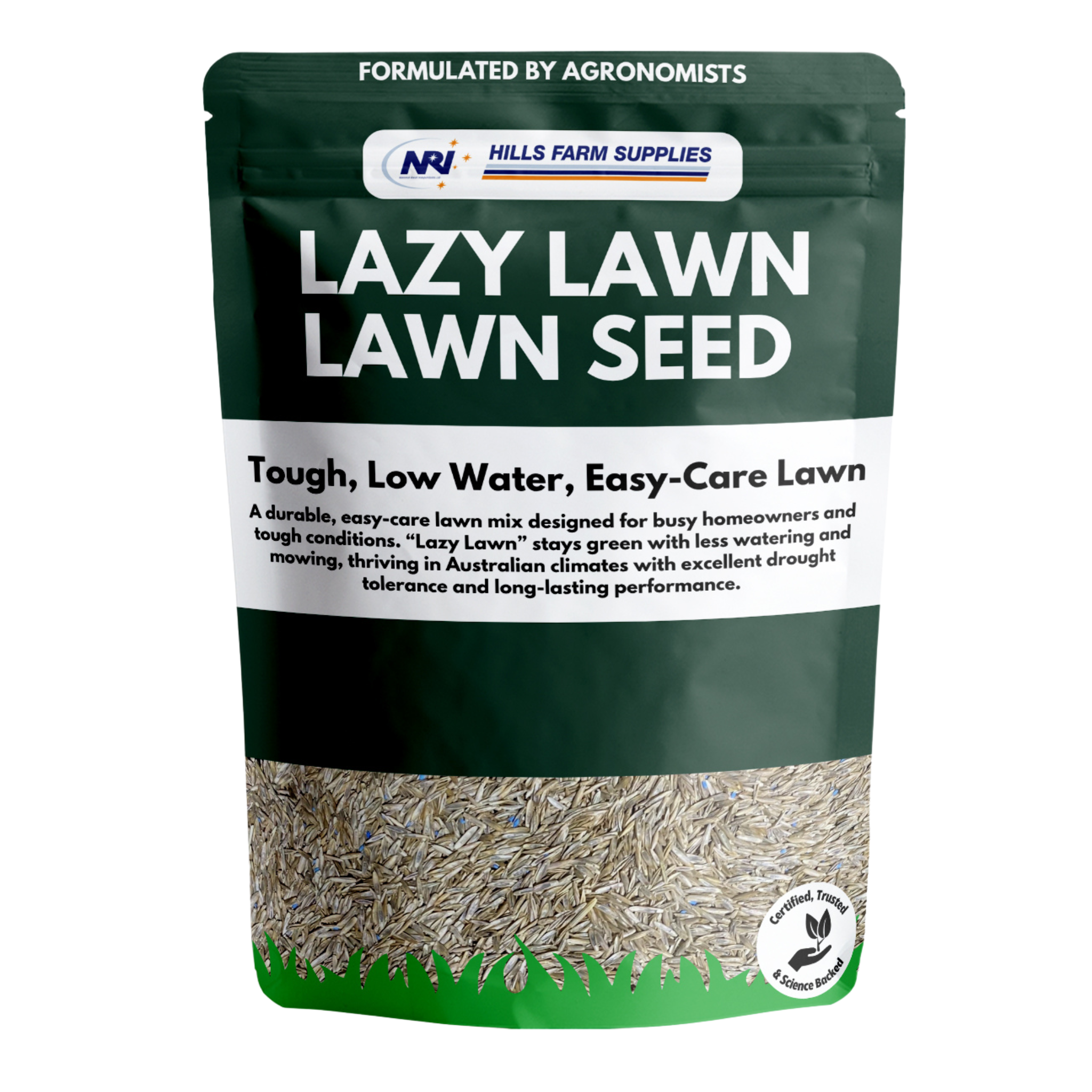 Lazy Lawn Seed for Low Water, Easy Care | Hills Farm Supplies