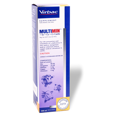 Buy MULTIMIN® CHROME Injection for Cattle – 5-in-1 Trace Mineral ...