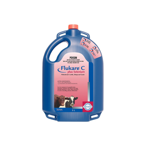 Buy FLUKARE® C PLUS SELENIUM Fluke Treatment – Liver Fluke Control for ...